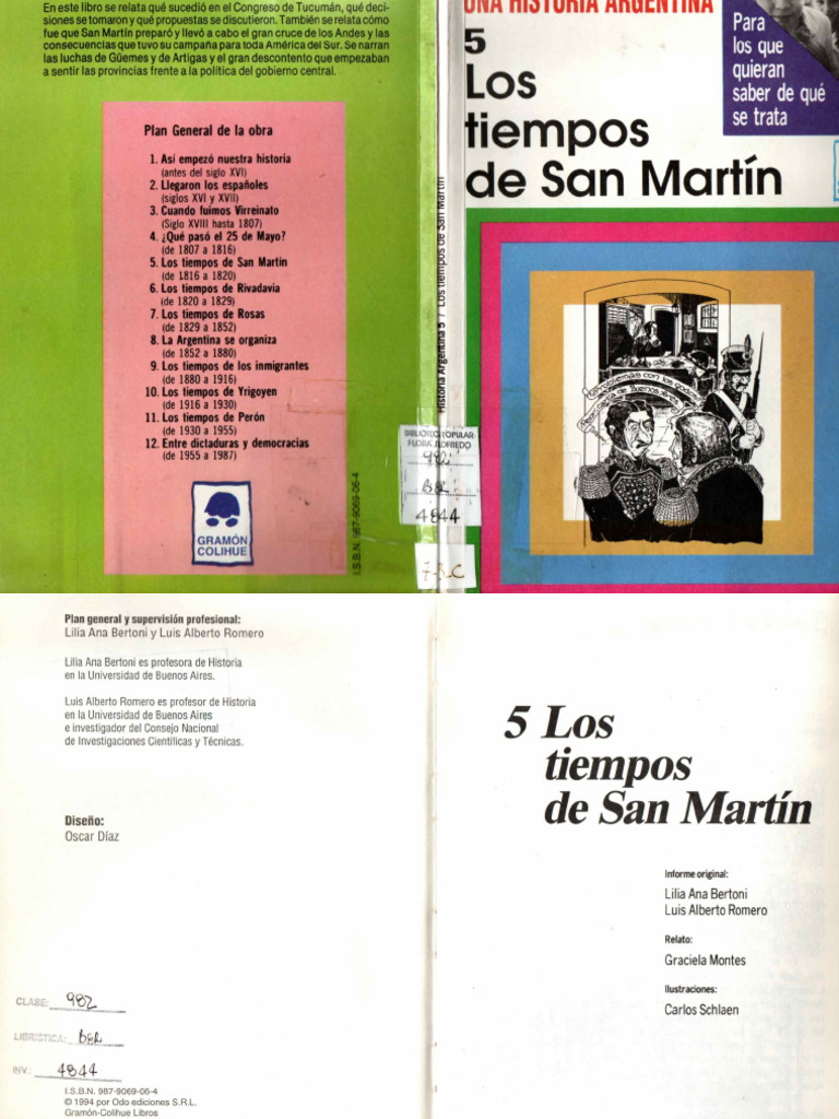 Una Historia Argentina 5 - Los Tiempos de San Martín | PDF