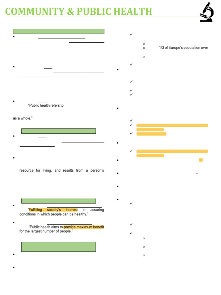 Introduction To CPH Students | PDF