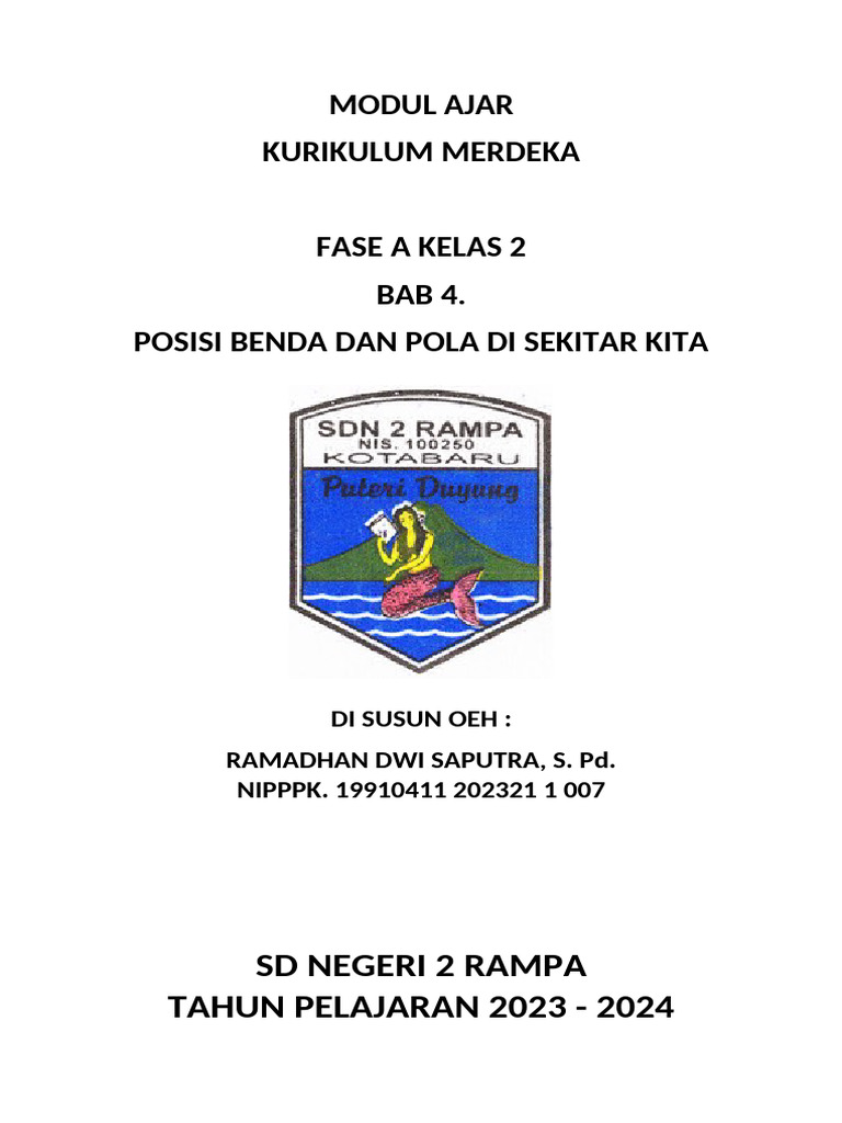 Modul Ajar Kelas 2B | PDF