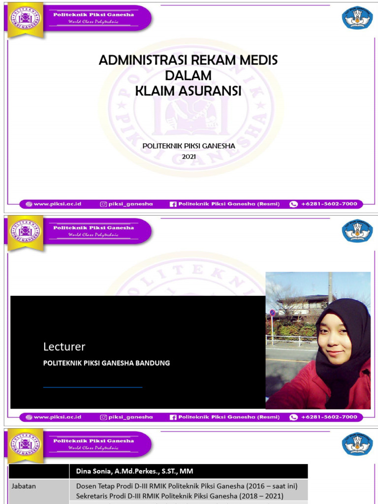 Administrasi RM Dalam Klaim Asuransi | PDF