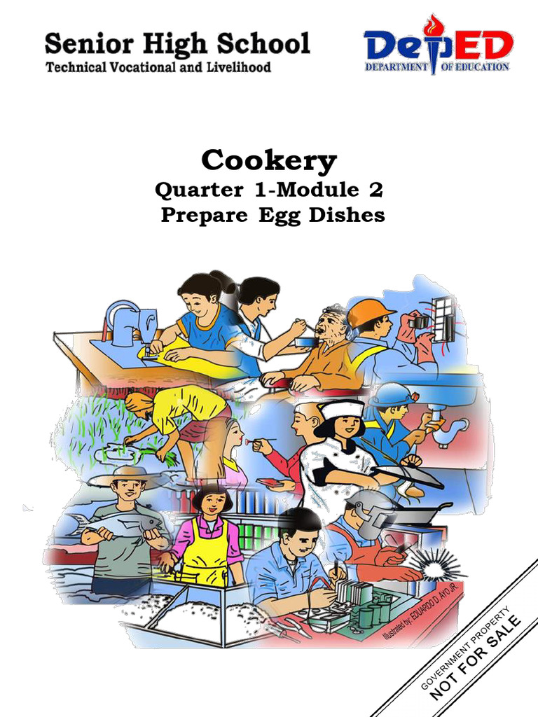SHS SLM COOKERY G12 Module 2 Prepare Egg Dishes | PDF