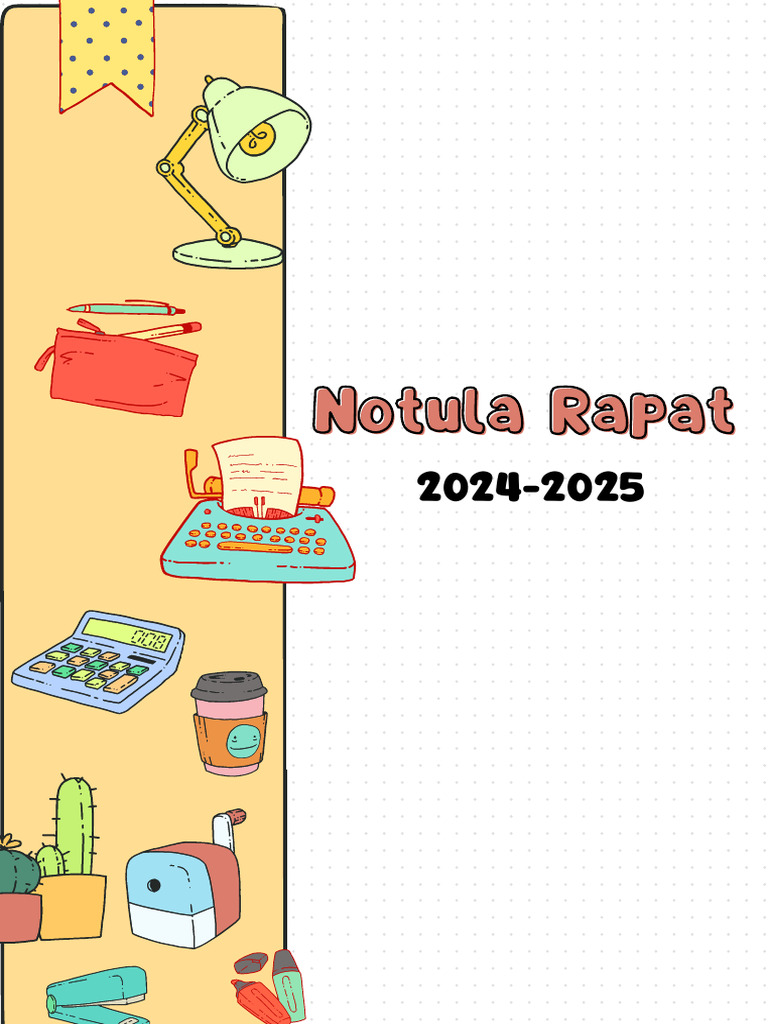 Buku Notula Rapat | PDF