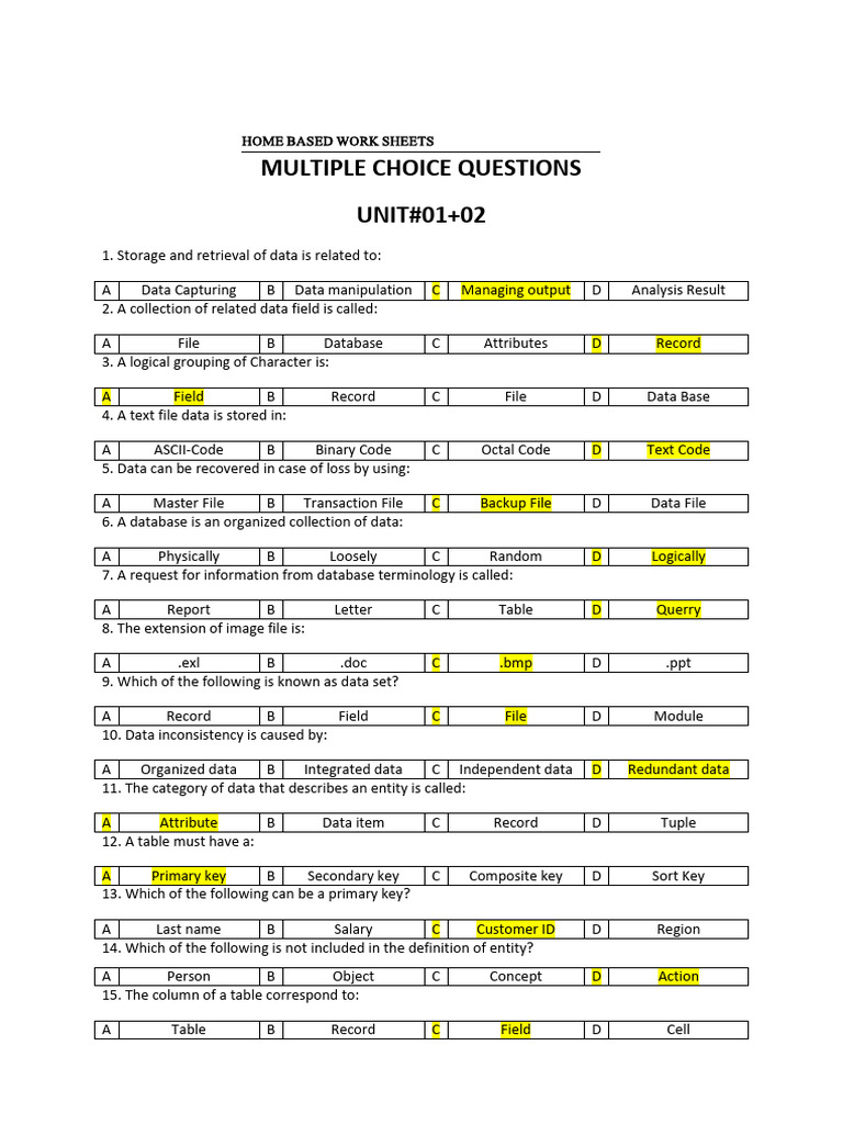 Inter 2 Computer Success Series | PDF