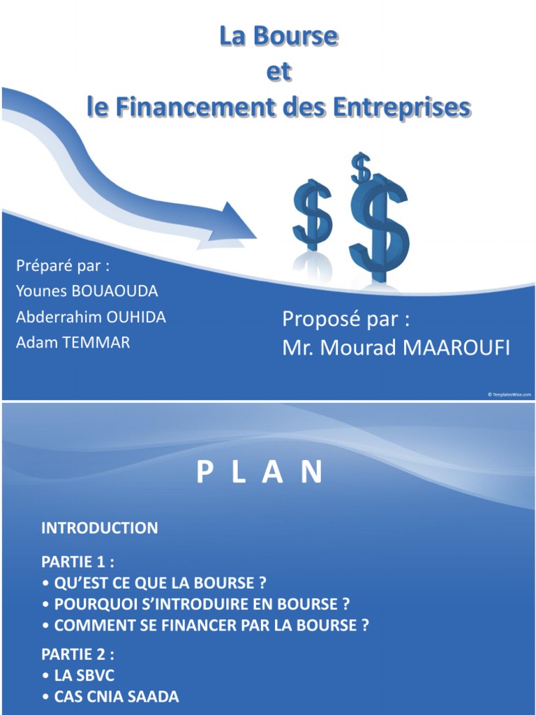 La Bourse | PDF | Bourse des valeurs | Actionnaire