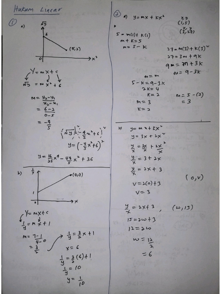 Hukum Linear-RP Modul Target A | PDF