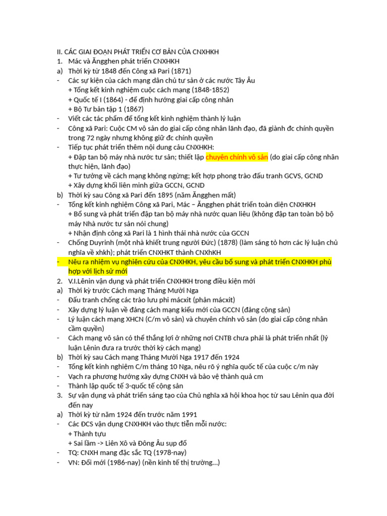 Chương 1 CNXHKH | PDF