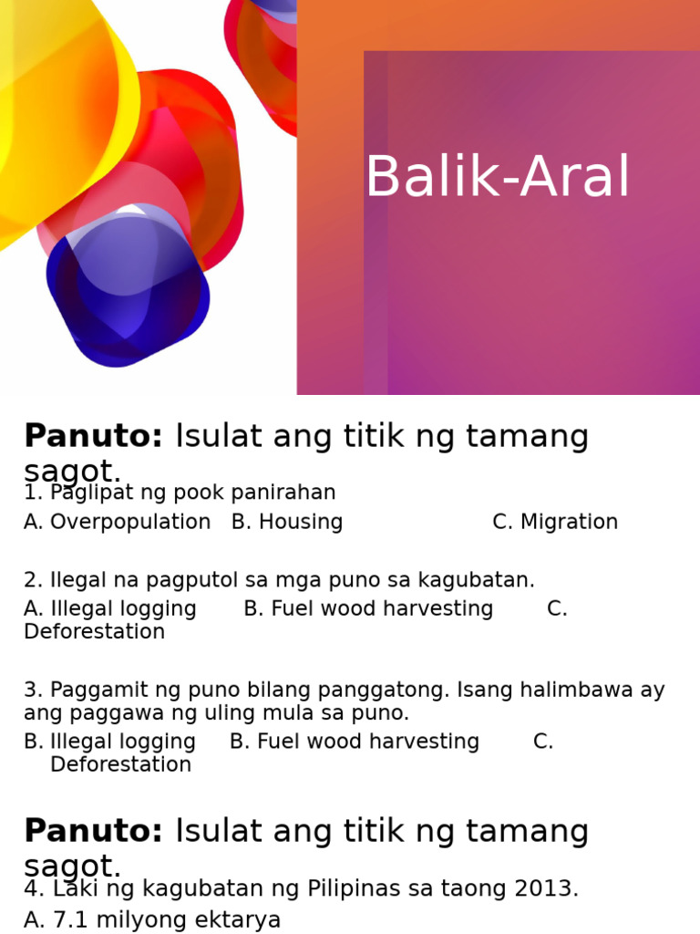 Aralin 7 Climate Change Pdf