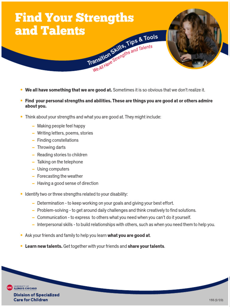 155 WORK Find Your Strenghts and Talents | PDF