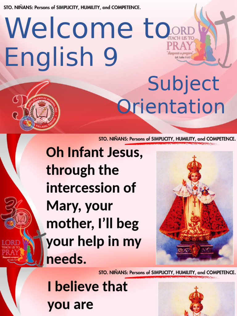 Eng 9 Subject Orientation 24 25 | PDF