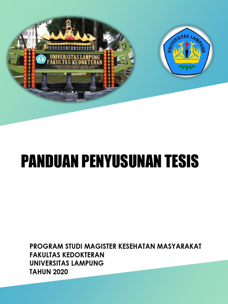 Panduan Tesis MKM FK Unila 2020 | PDF