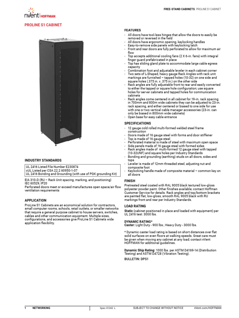 Spec-01242 NoPart PS1C1278B | PDF | Door | Manufactured Goods