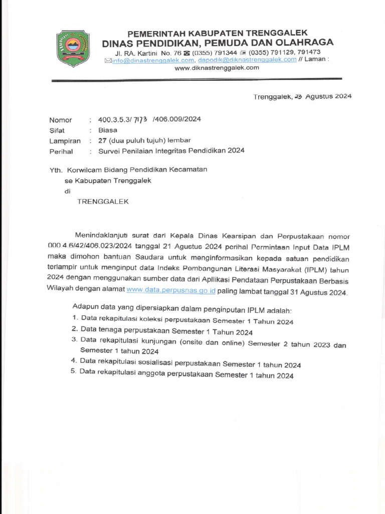 IPLM Tahun 2024 | PDF