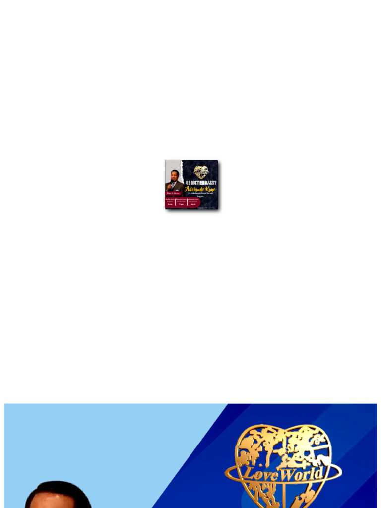 Christ Embassy Banner | PDF