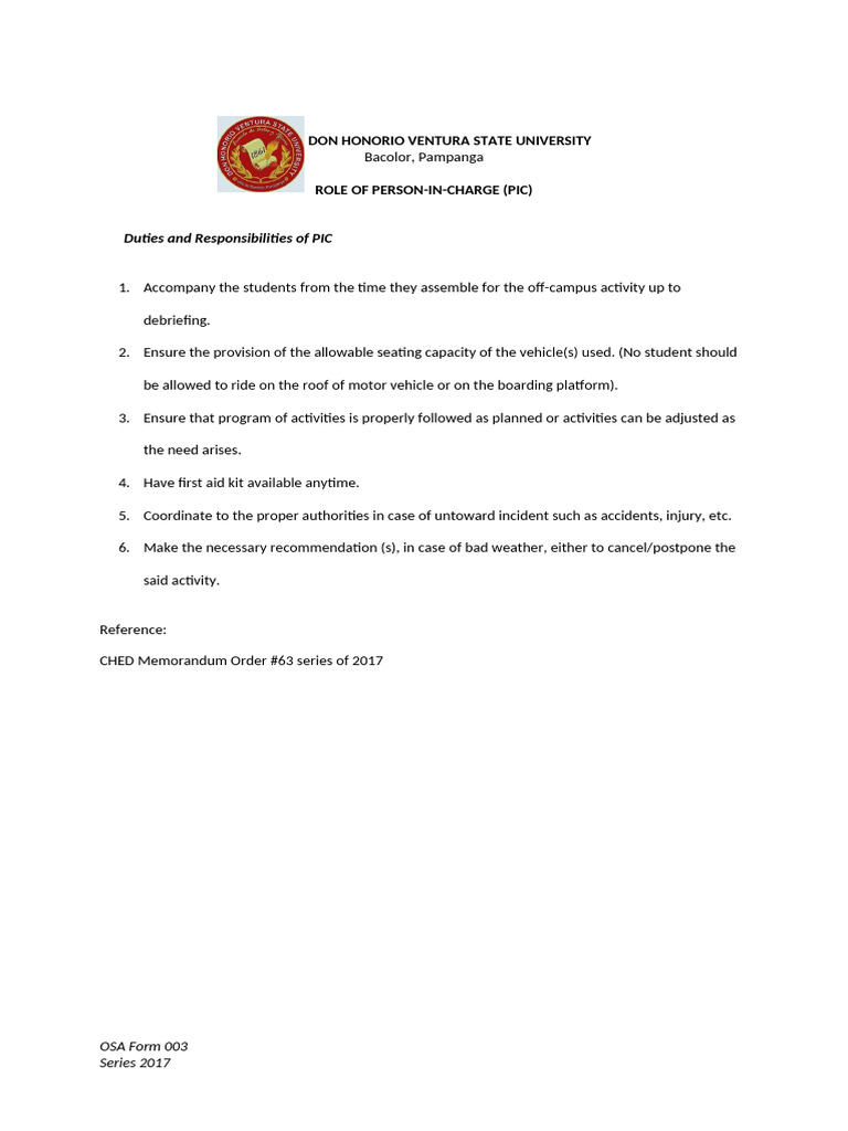 Off-Campus Activity Guidelines | PDF | Common Law