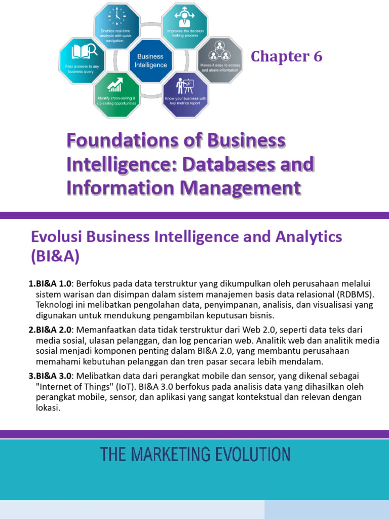 Materi Ajar Chapter 6 - Foundations of Business Intelligence Databases and Information ...