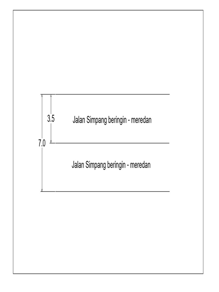 Dimensi Jalan | PDF
