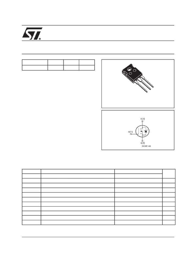 IRFP460 STMicroelectronics Elenota - PL | PDF