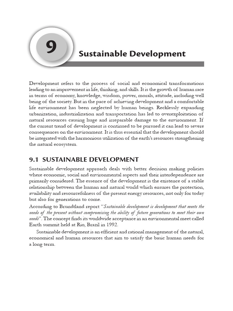 Lesson8 Sustainable-Development | PDF