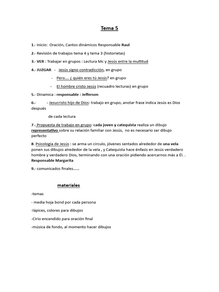 Tema 5 Desarrollo | PDF