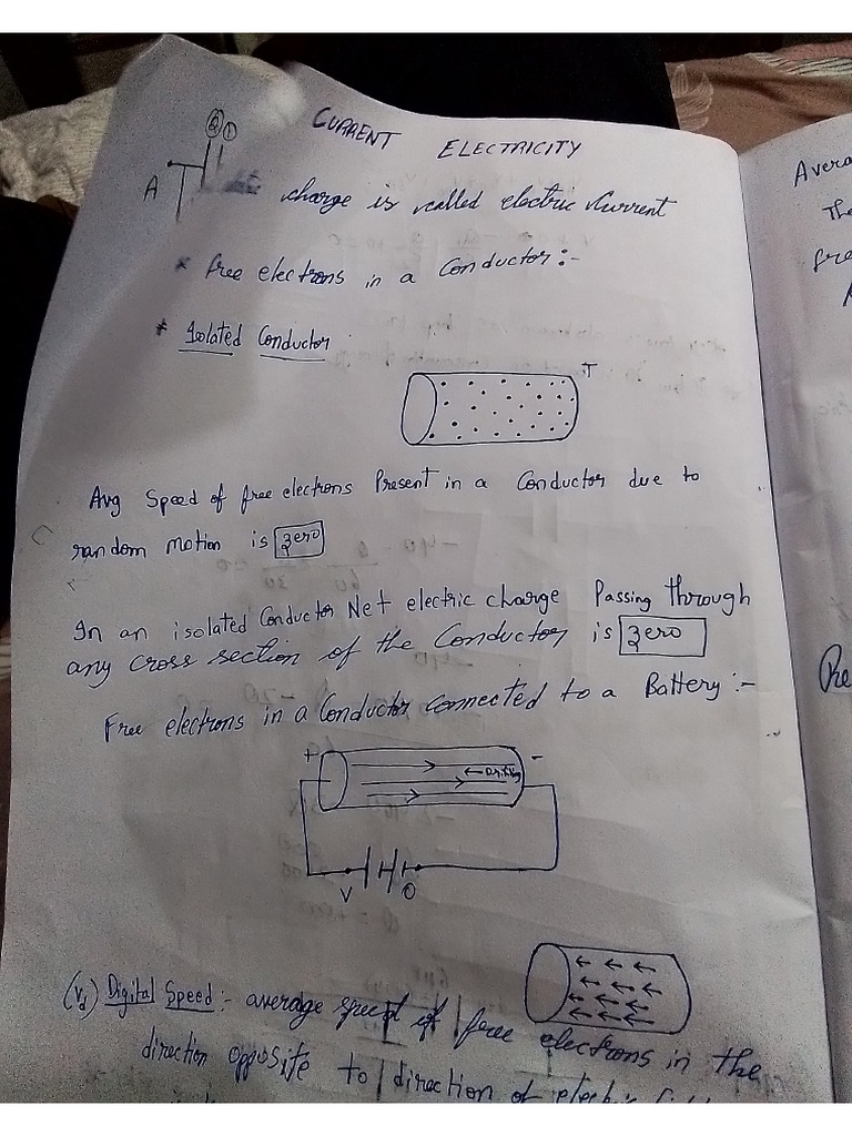 Current Electricity Notes | PDF