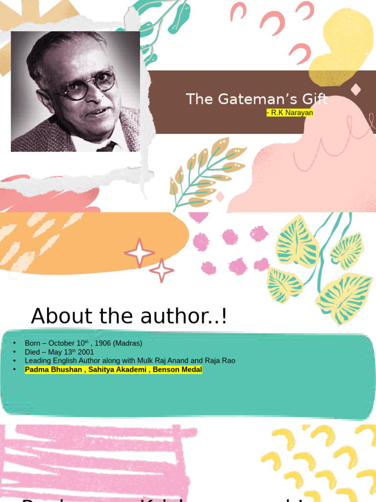 Gatemans Gift - English Hons | PDF