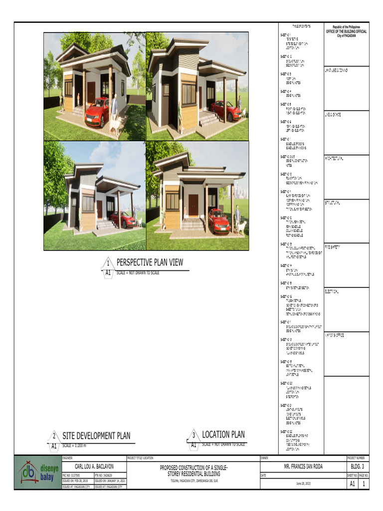 Archi Struc Plans | PDF