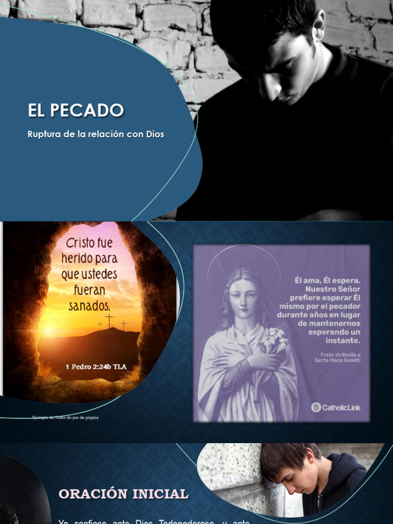 4 - El Pecado - Ruptura de La Relacion Con Dios - 2024 | PDF | Pecado | Vida eterna (cristianismo)