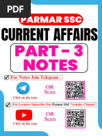 Current Affairs Part-1 Notes - by - Parmar - SSC | PDF
