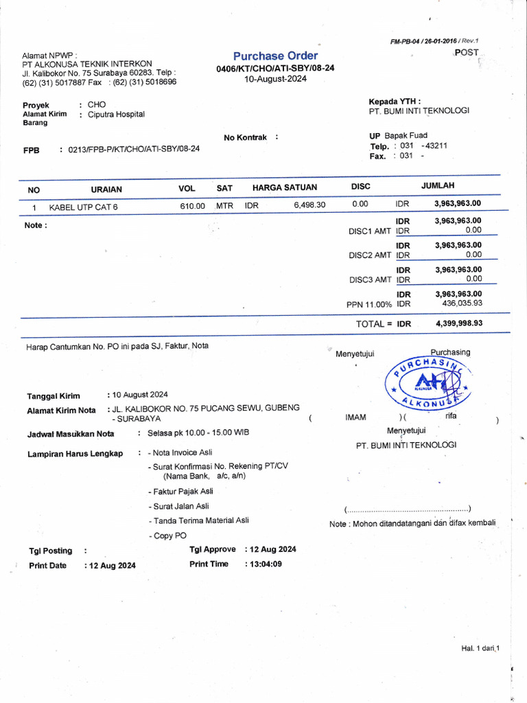 Cho 0406 Bumi Inti | PDF