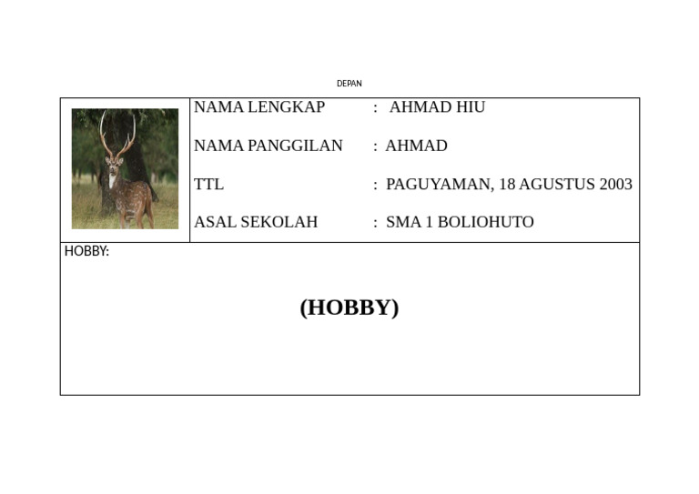 Contoh Papan Nama | PDF