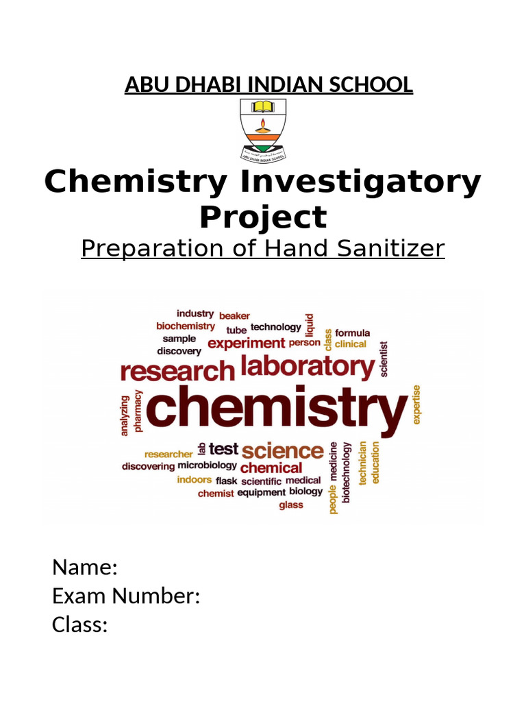 003 Preparation Of Hand Sanitizer Pdf