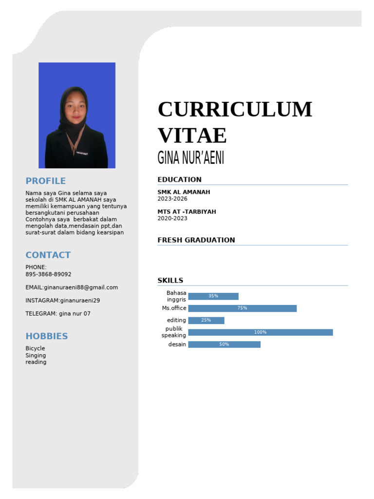 CV Gina | PDF