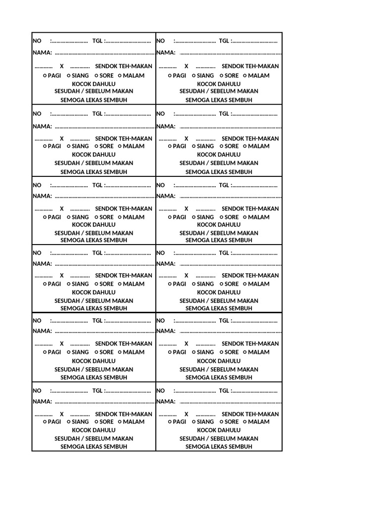 Etiket Putih Baru | PDF