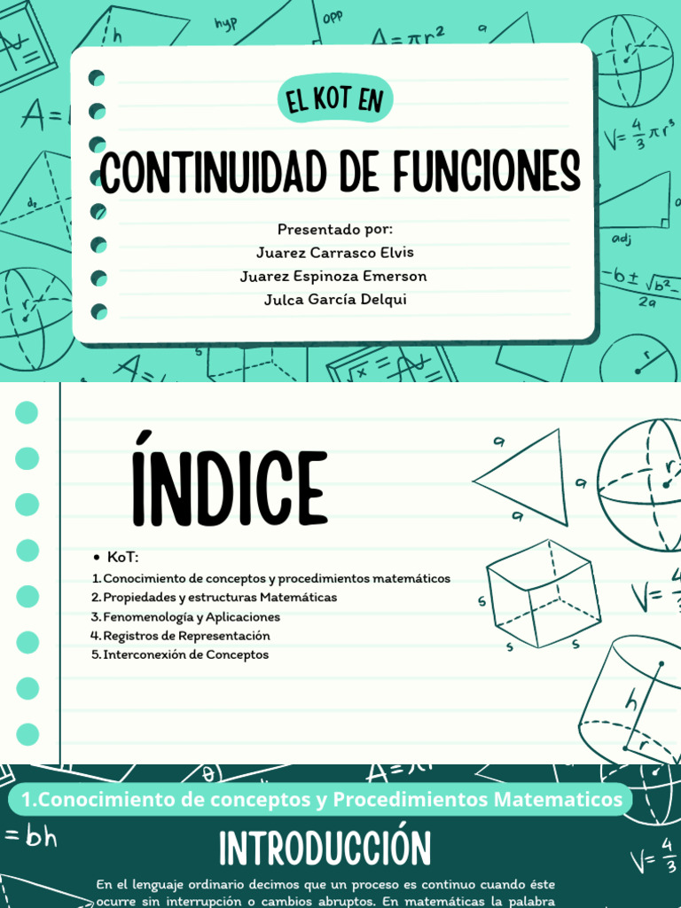 Kot Funciones Continuas | PDF