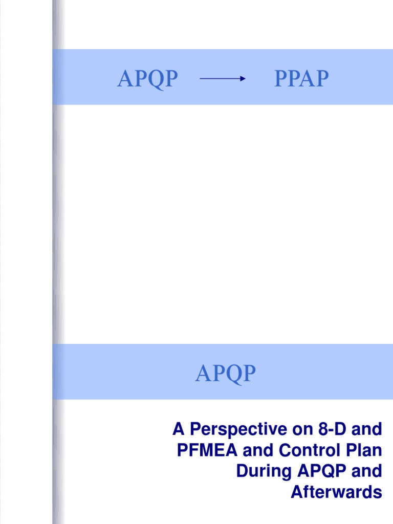 APQP-PPAP | New Product Development | Specification (Technical Standard)