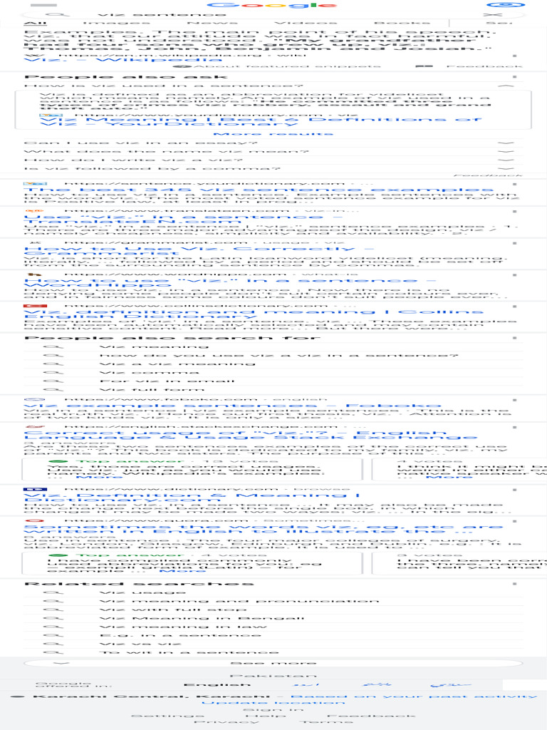 Viz Sentence - Google Search | PDF