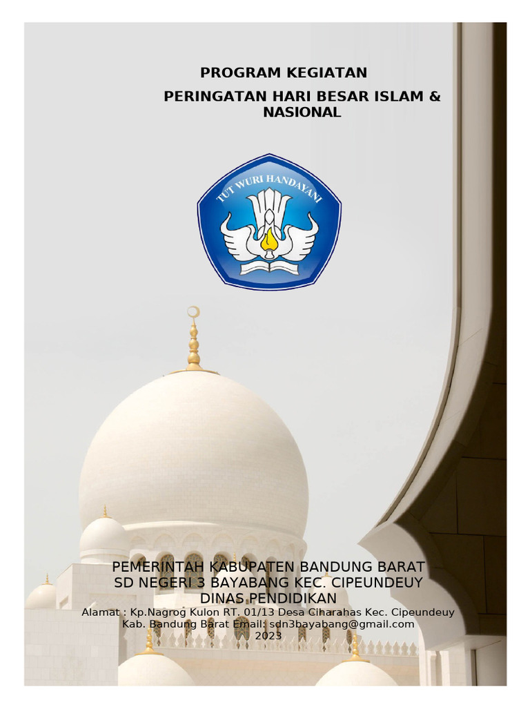 Rencana Program Kerja Phbi Dan PHBN | PDF