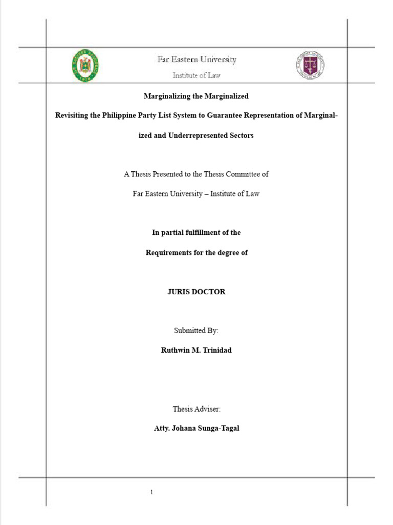 Marginalizing The Marginalized | PDF