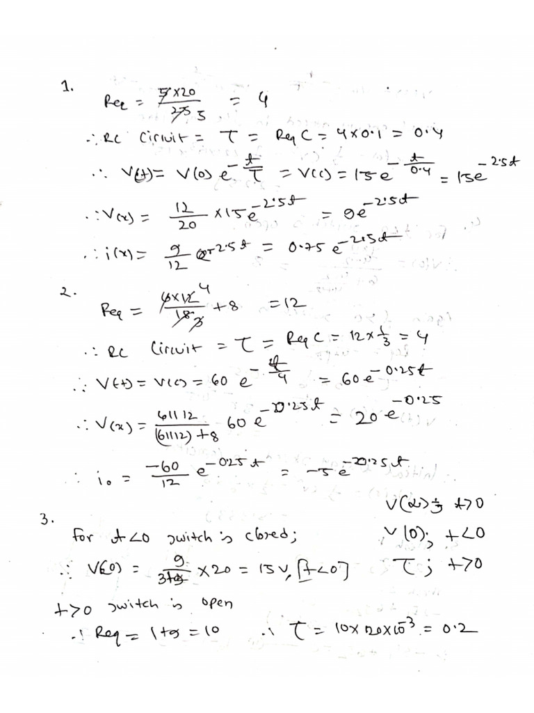 3.19 Transient Analysis Rony Parvez | PDF