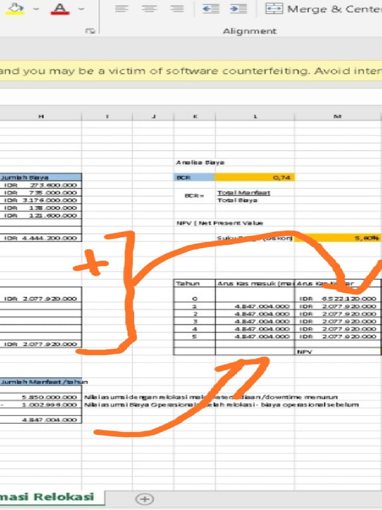 Rumus Hitungan Relocated | PDF