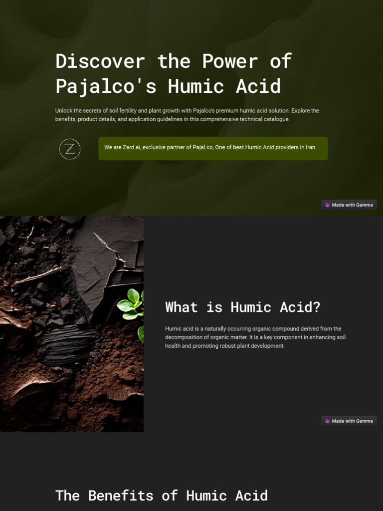 Humic Acid Catalog | PDF