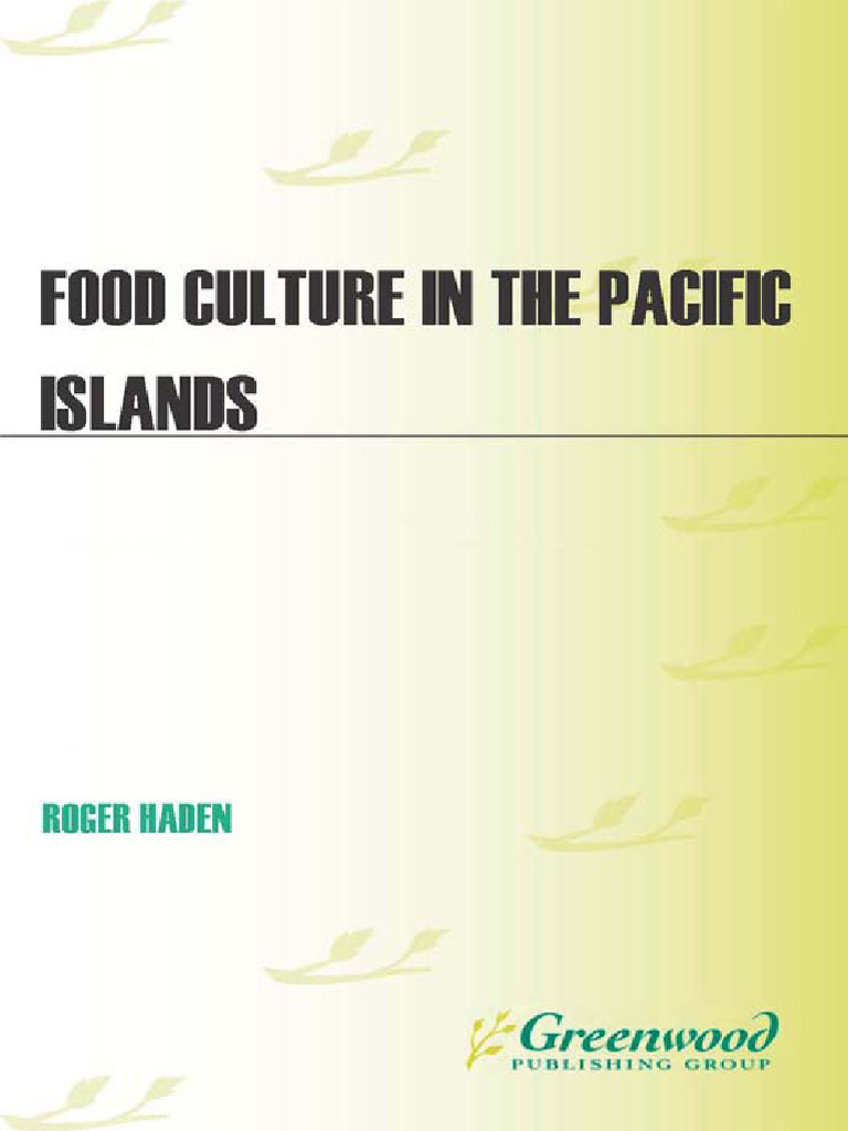 Food Culture in The Pacific Islands | PDF