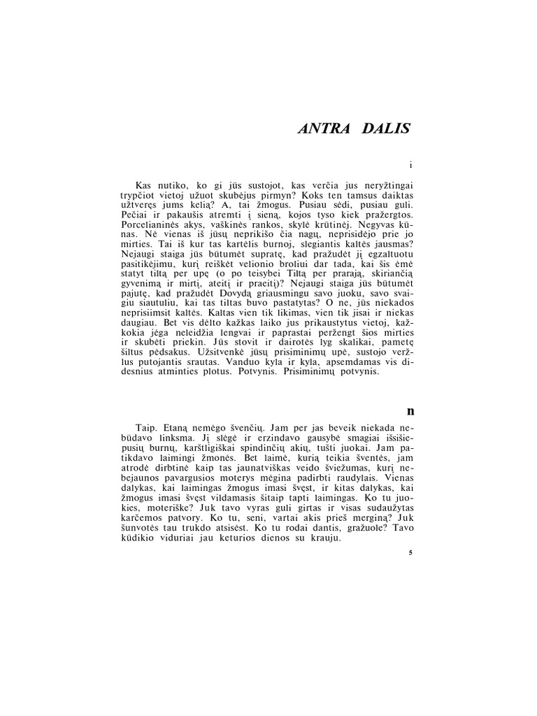 Kondrotas, Saulius Tomas - Ir Apsiniauks Zvelgiantys Pro Langa II Dalis | PDF