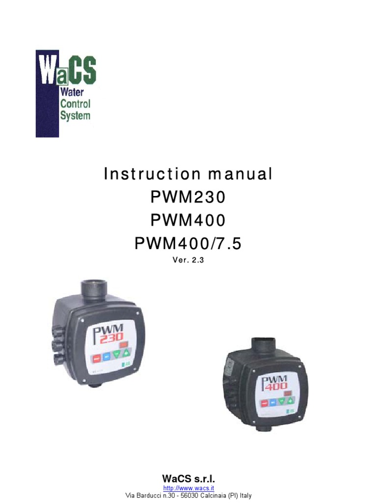Manual PWM230 400 2 3 EN | PDF | Power Supply | Mains Electricity
