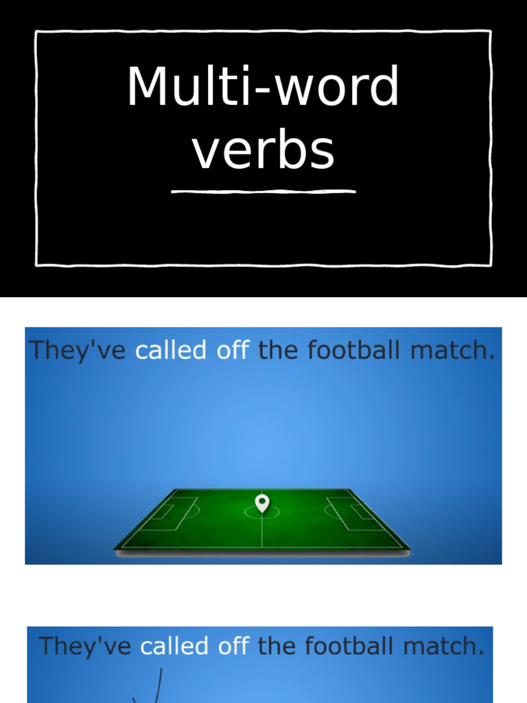 Understanding Multi-Word Verbs | PDF | Language Arts & Discipline