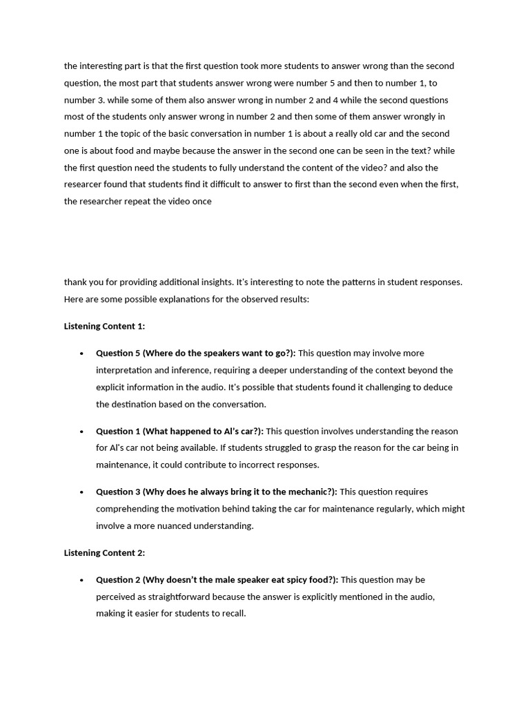 The Interesting Part Is That The First Question Took More Students To ...