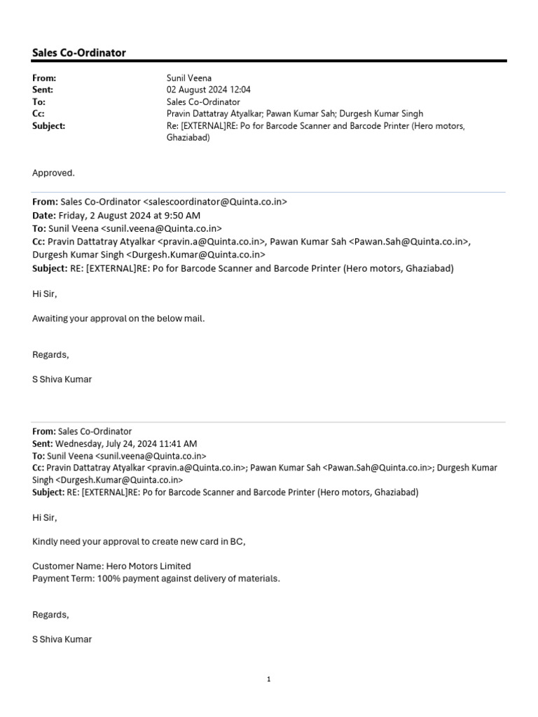 Mail Approval | PDF