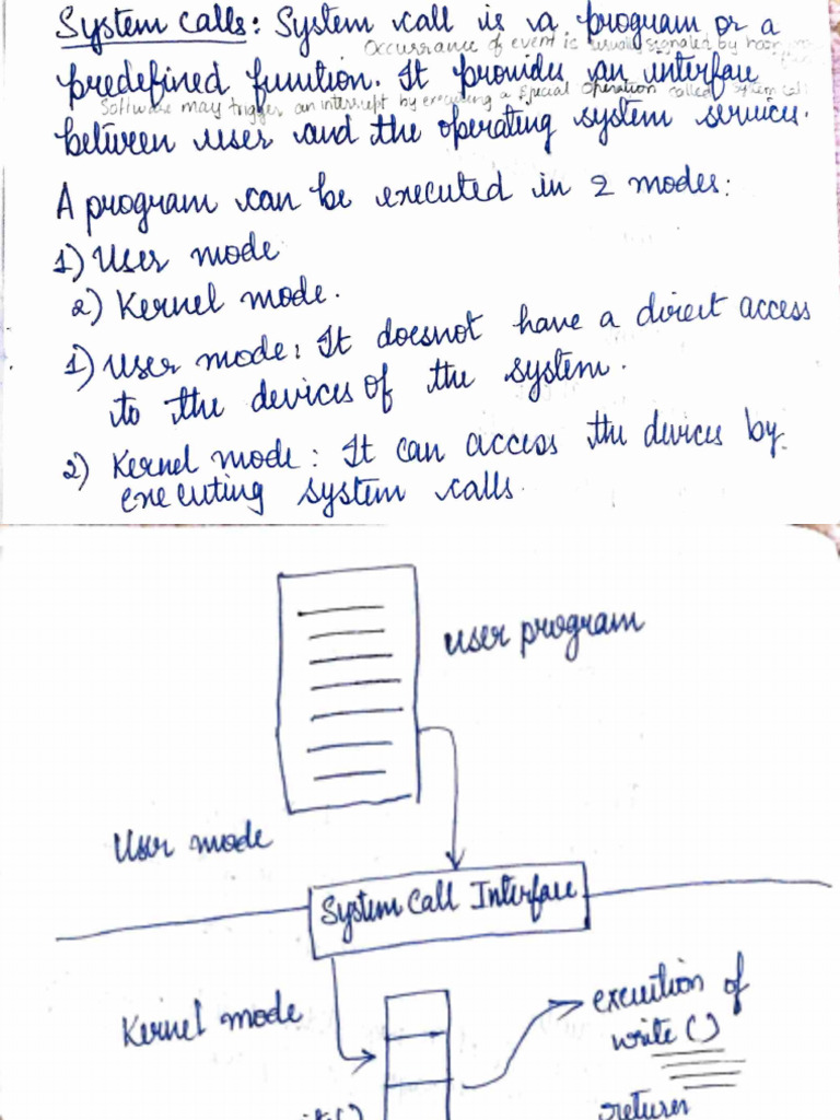OS System Calls | PDF OS System Calls | PDF