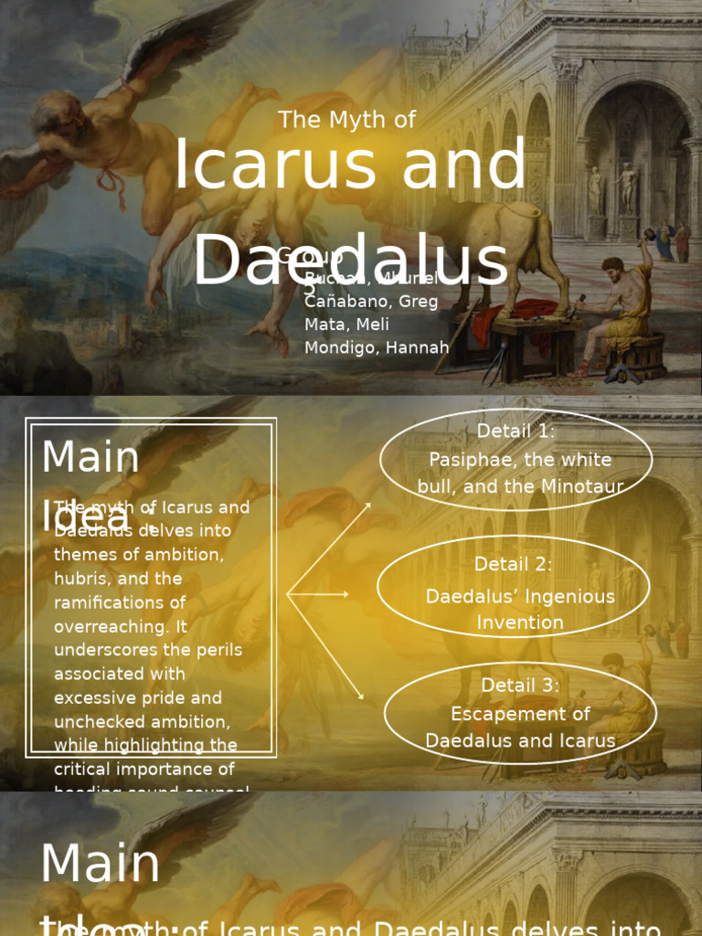 G5 - Icarus and Daedalus | PDF