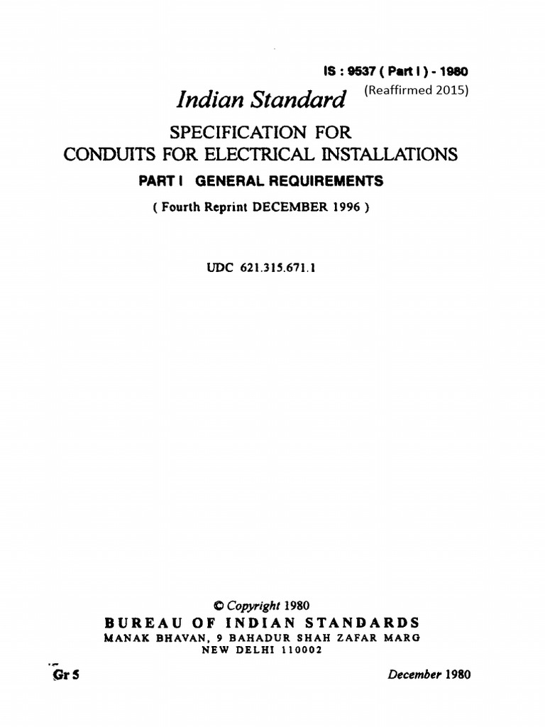 IS-9537 1 1980 Ref f2020 | PDF